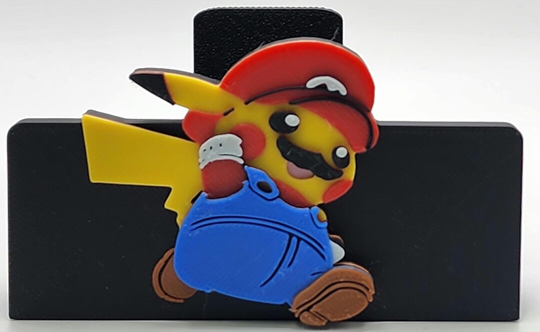 Mario Pikachu Adjustable Card Stand - Etsy