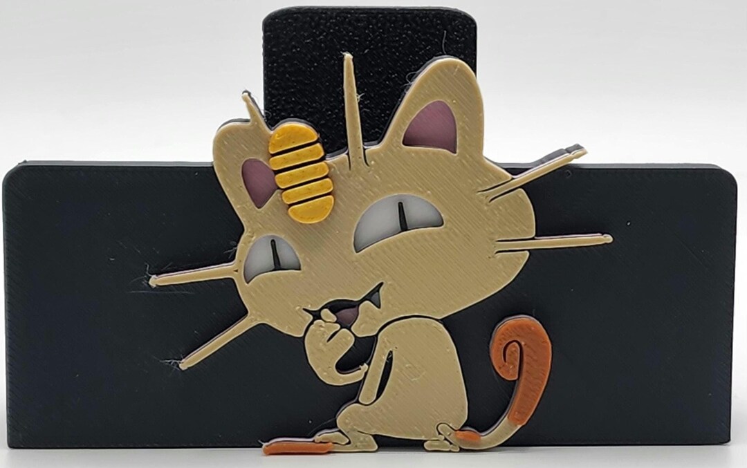 Meowth Adjustable Card Stand - Etsy