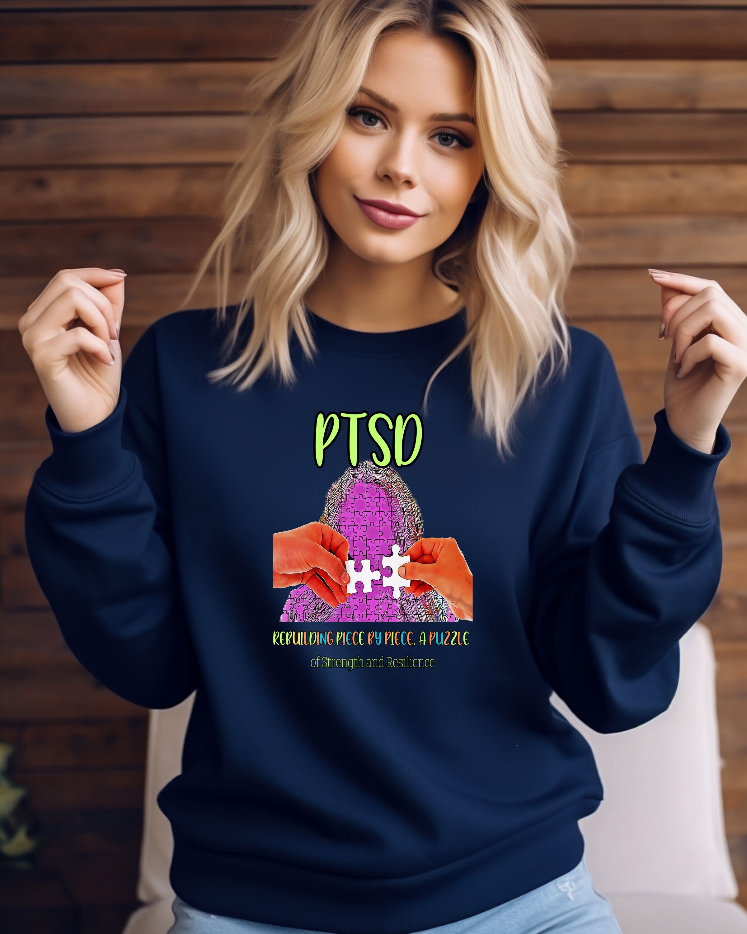 PTSD Shirt PTSD Awareness Mentalhealth Sweatshirt PTSD - Etsy