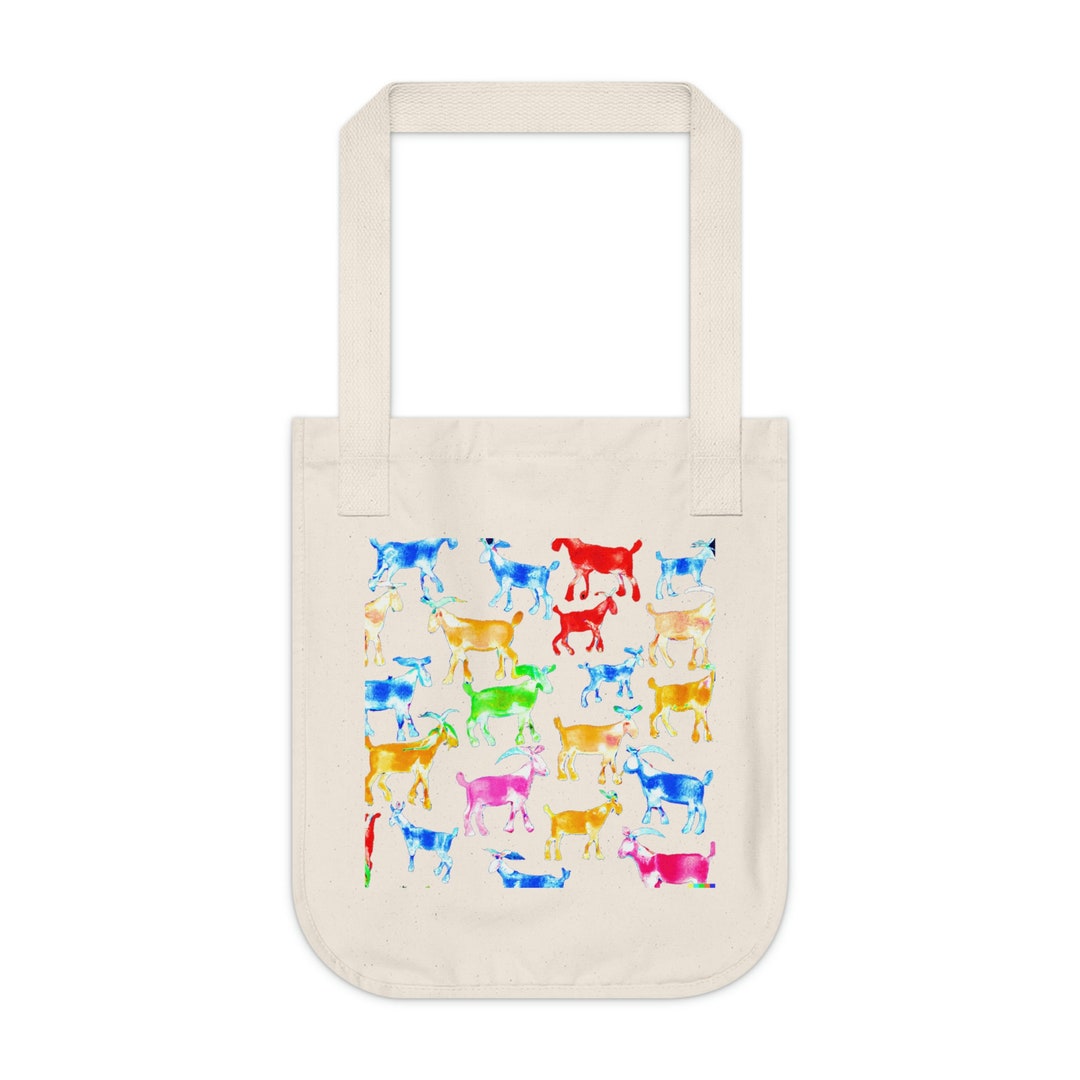 Goats Cotten Totebag,goats Gifts, Goats Tote Bag, Goats Tote Bag, Goats ...