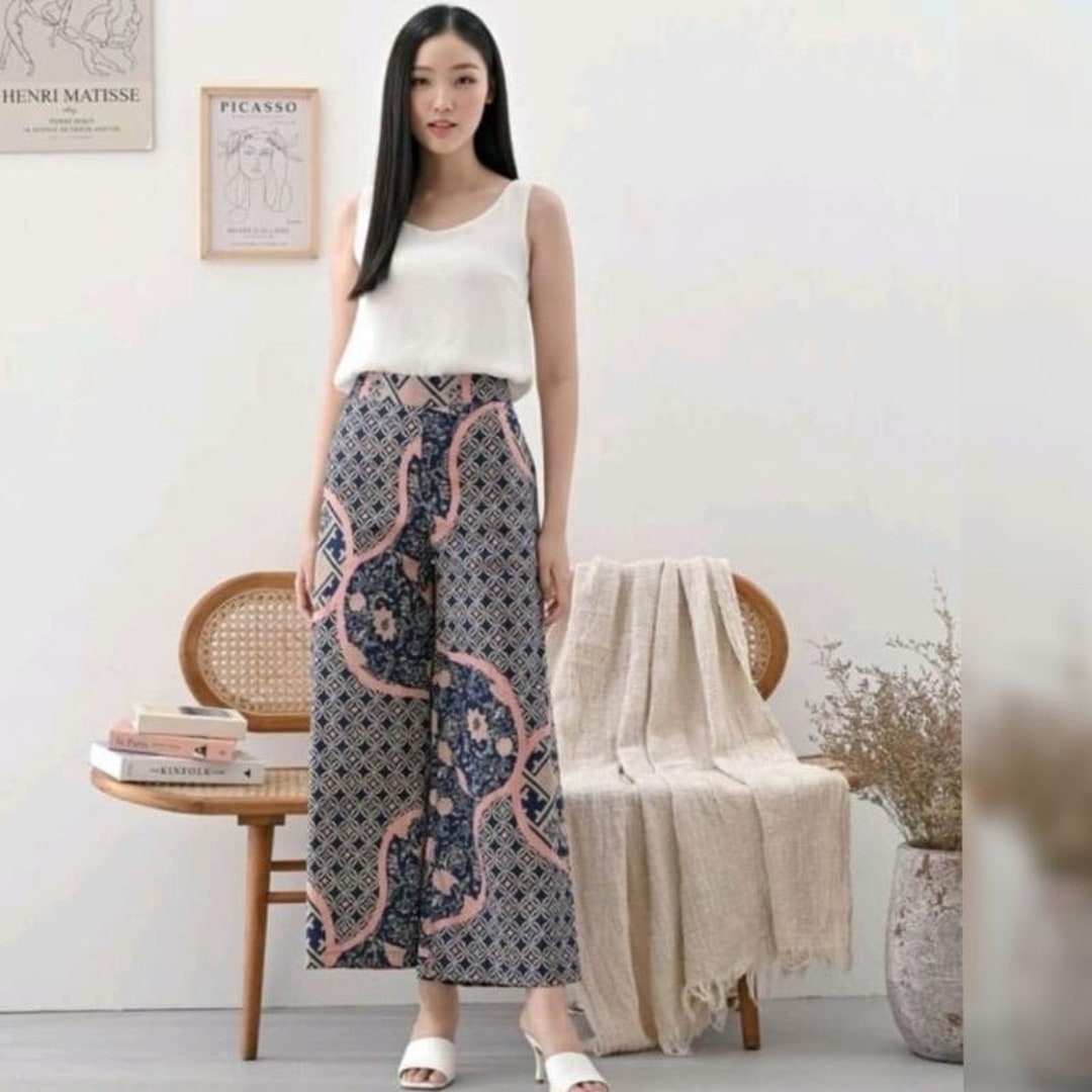 Batik Culotte, Women's Batik, Indonesian Batik, Kristiana - Etsy
