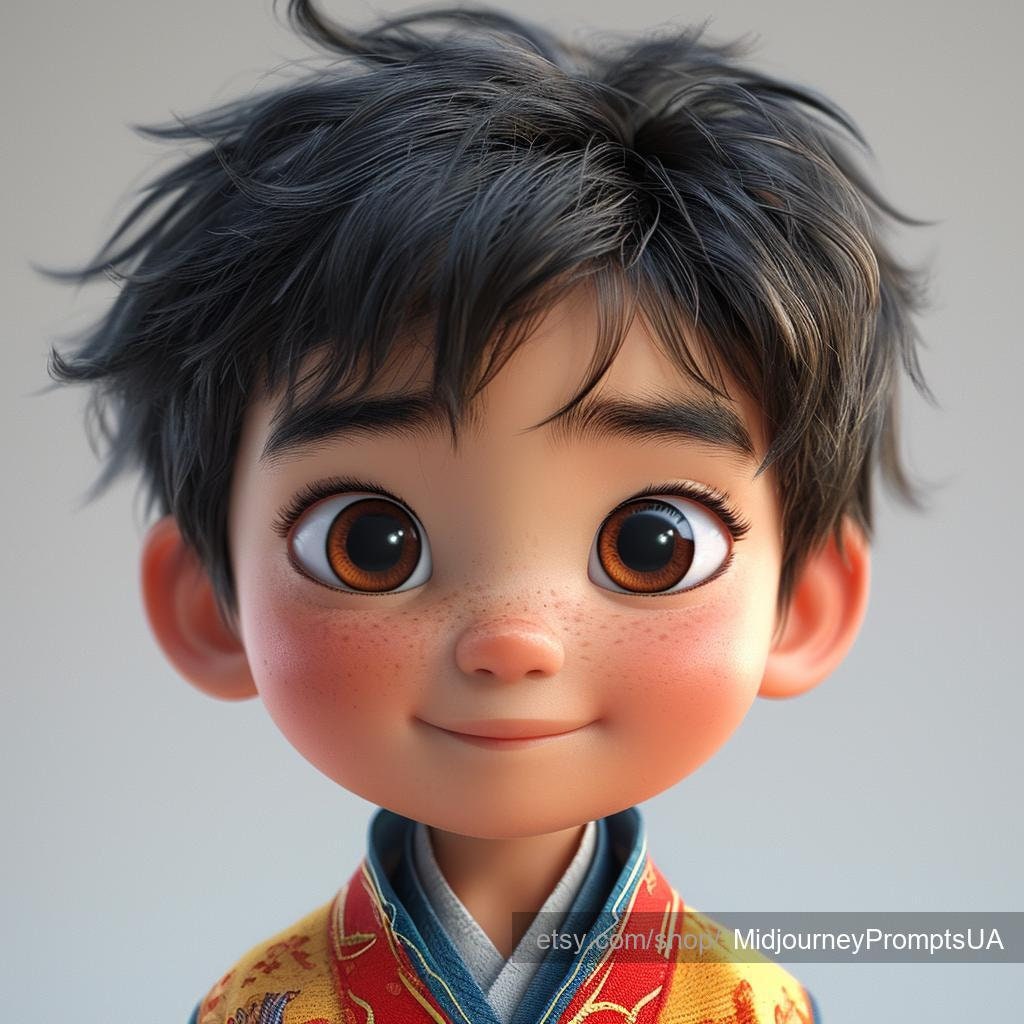 Midjourney Prompt for 3D Cartoon Character, Cartoon AI Art Prompt ...