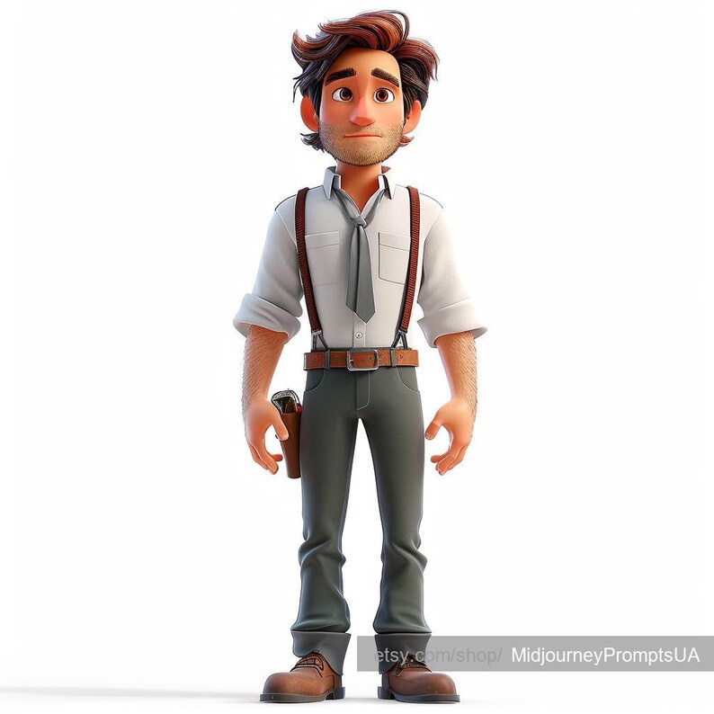 Midjourney Prompt for 3D Cartoon Character, Cartoon AI Art Prompt ...