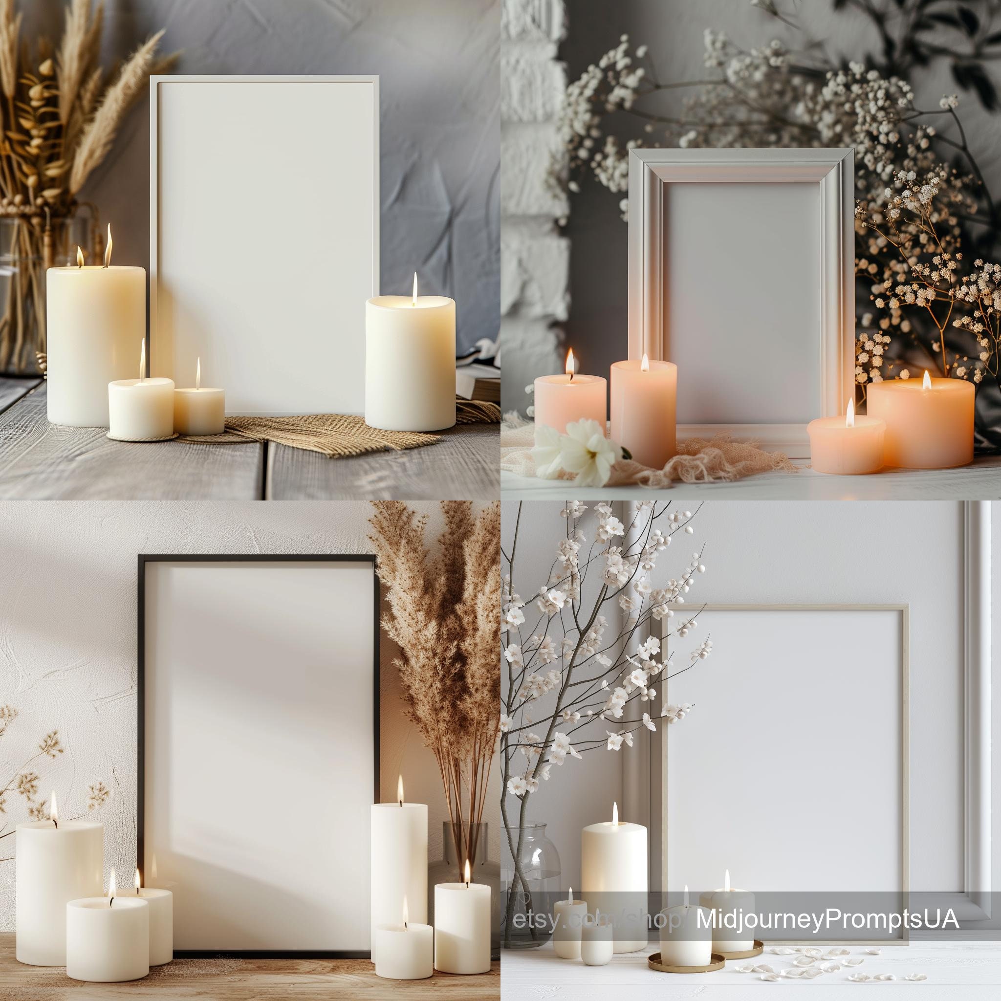 Midjourney Prompt for Photo Frame Mockup, Midjourney Prompts Guide ...