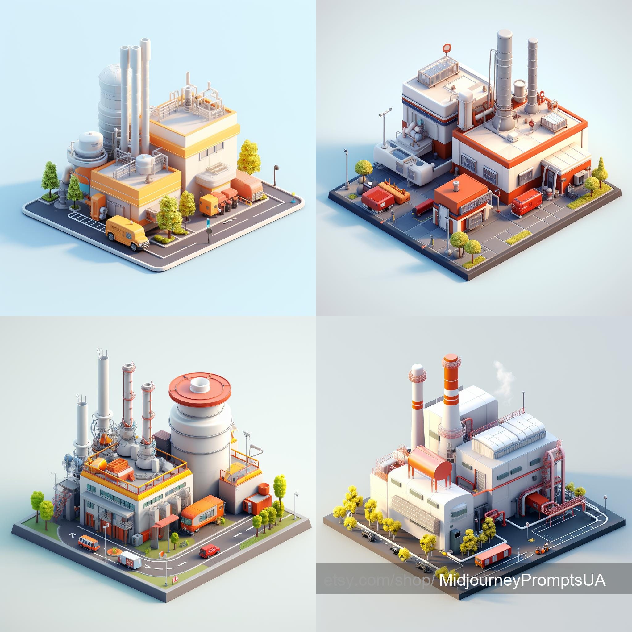 Midjourney Prompt for Low Poly Game Buildings, Game Midjourney Prompt ...
