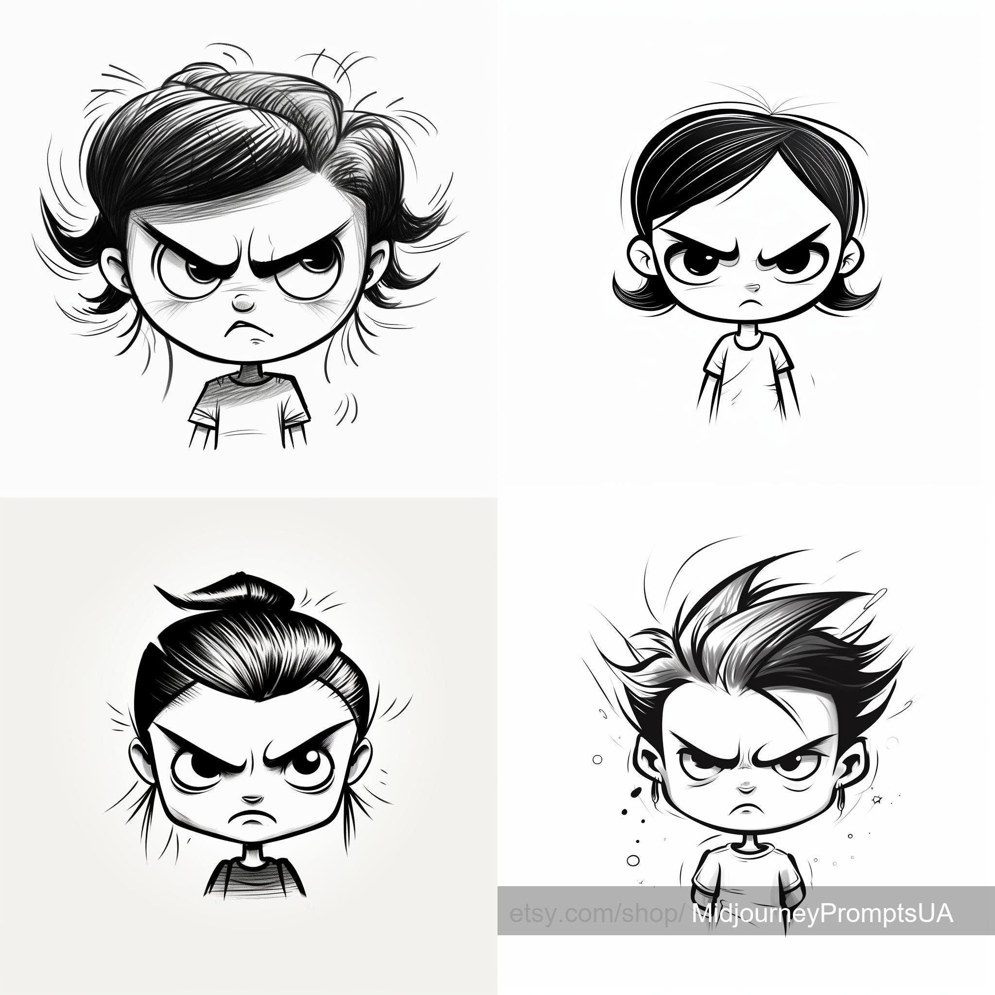 Midjourney Prompt for Cartoon Illustration, Cartoon Drawing Prompt ...