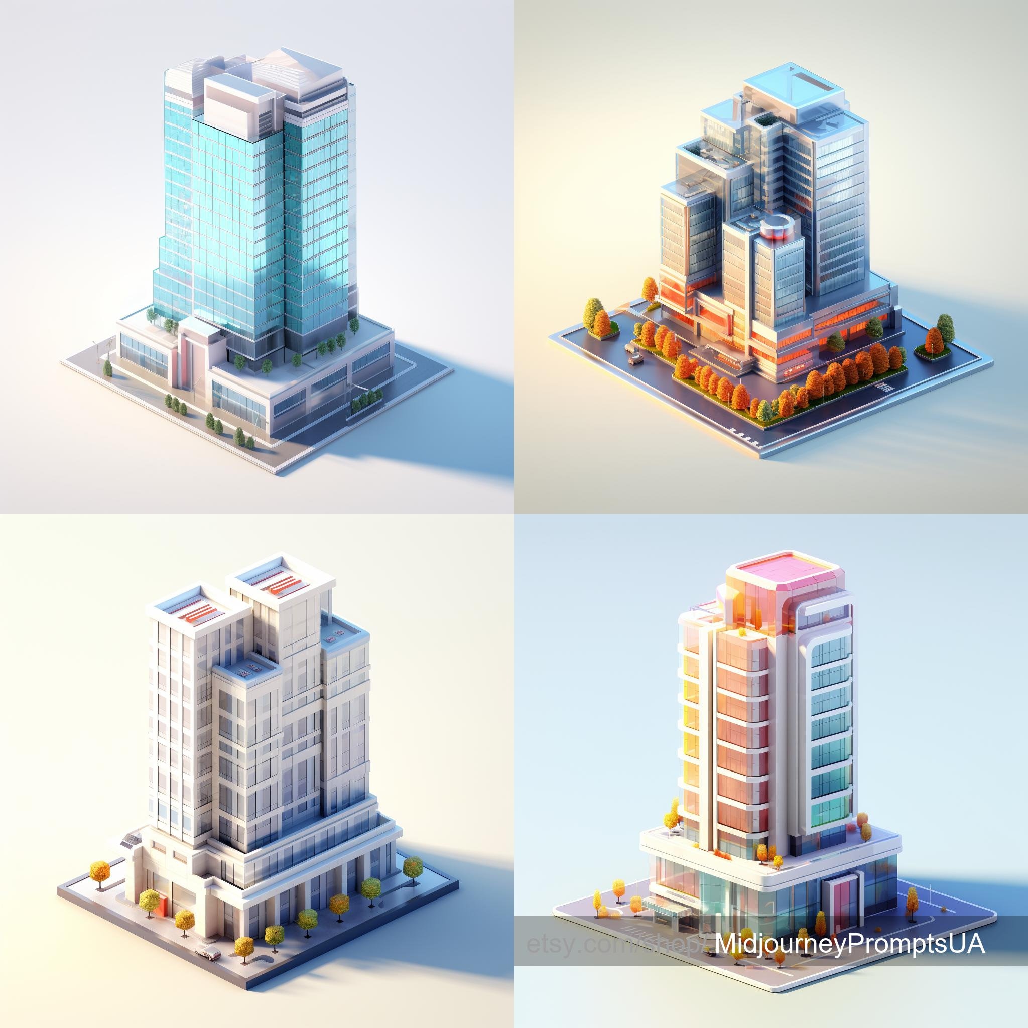 Midjourney Prompt for Low Poly Game Buildings, Game Midjourney Prompt ...