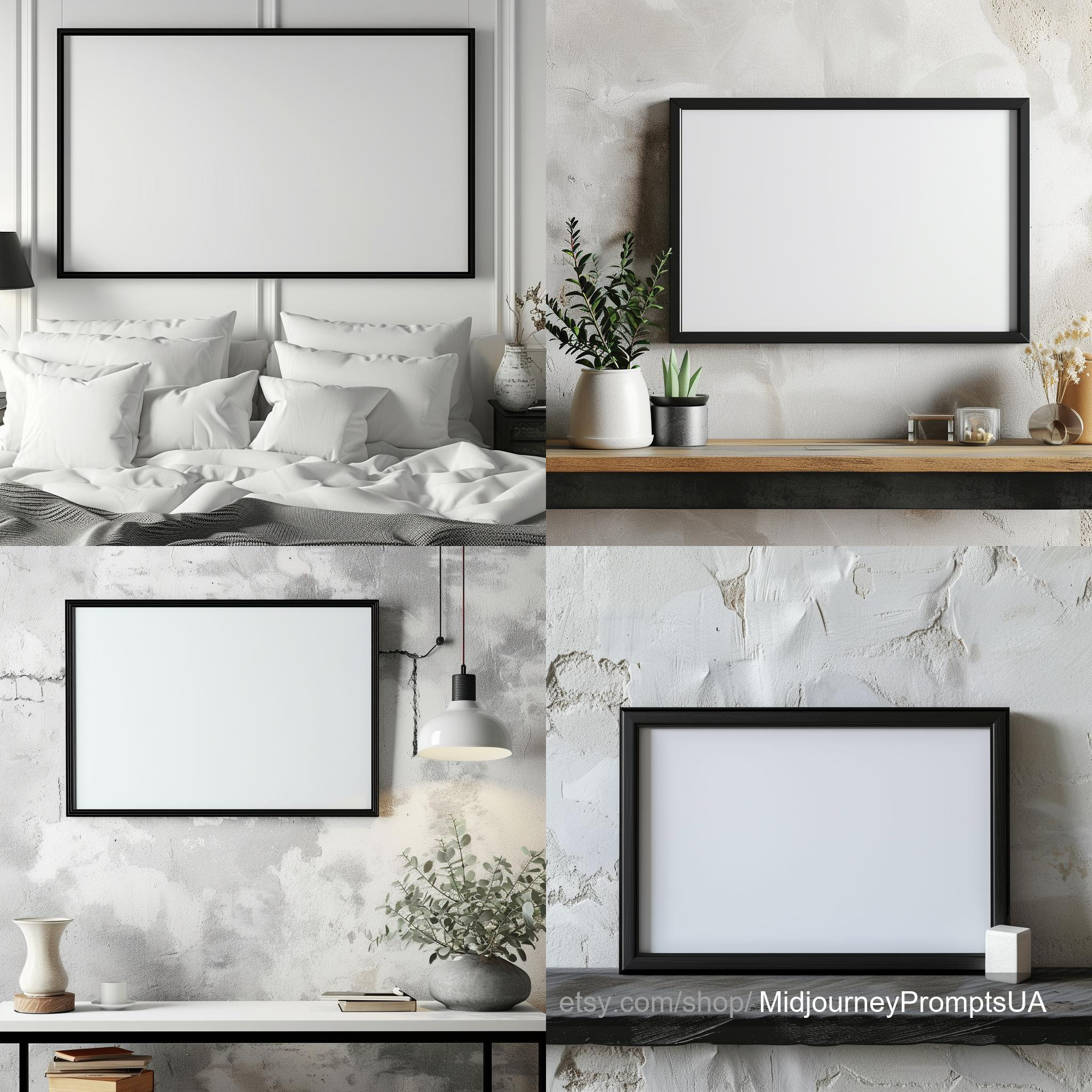 Midjourney Prompt for Photo Frame Mockup, Midjourney Prompts Guide ...
