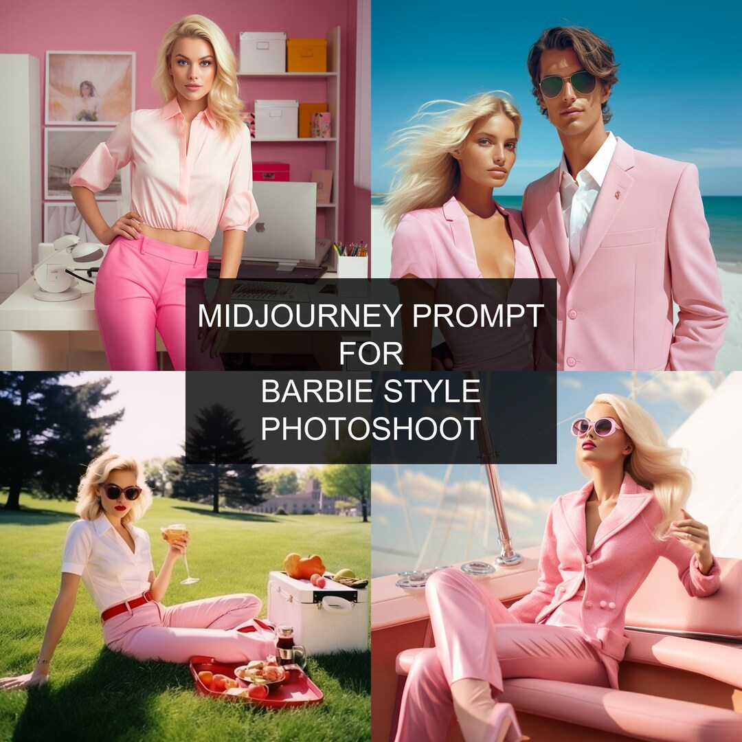 Midjourney Prompt for Barbie Style Photoshoot, Midjourney Barbie Photos ...