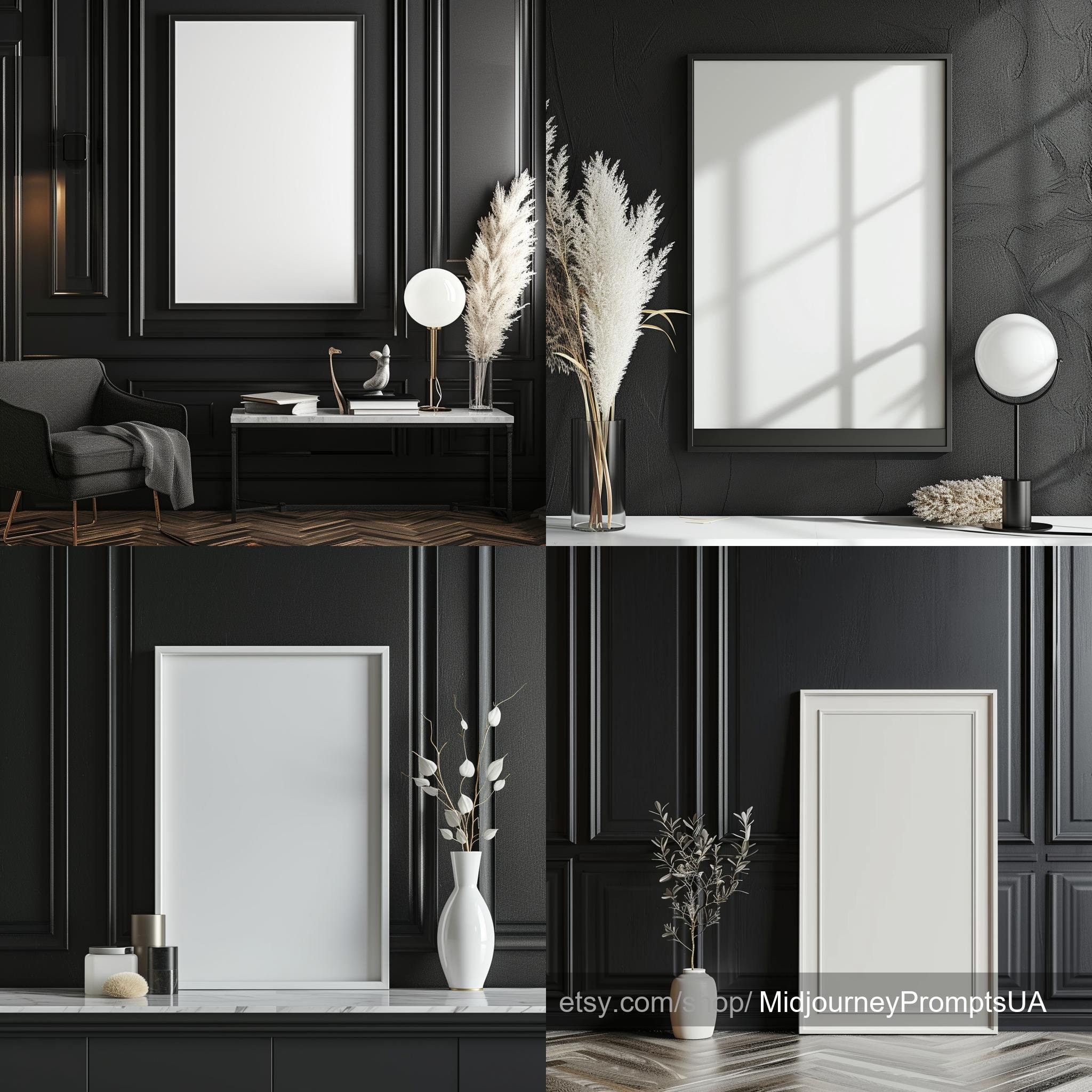 Midjourney Prompt for Photo Frame Mockup, Midjourney Prompts Guide ...