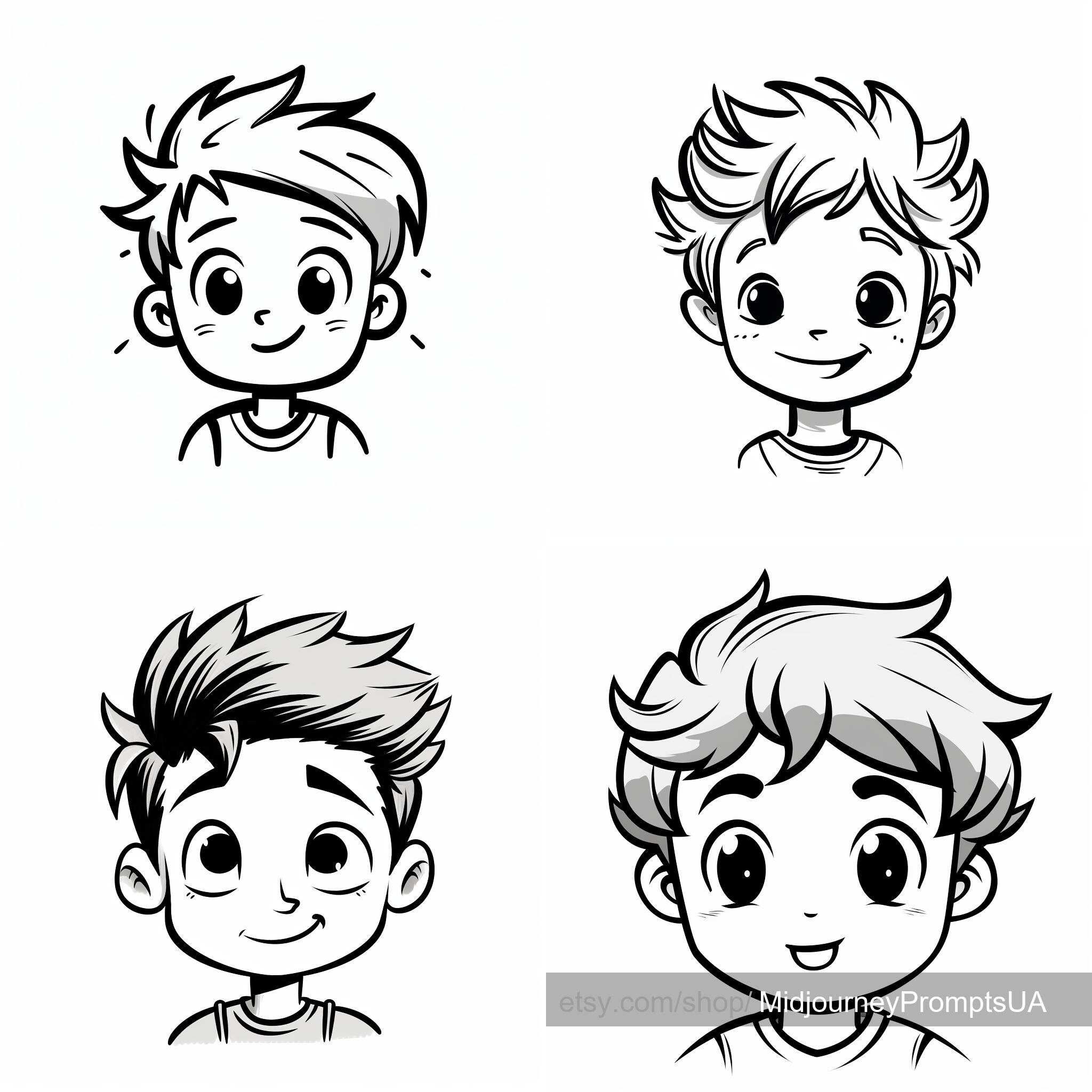 Midjourney Prompt for Cartoon Illustration, Cartoon Drawing Prompt ...