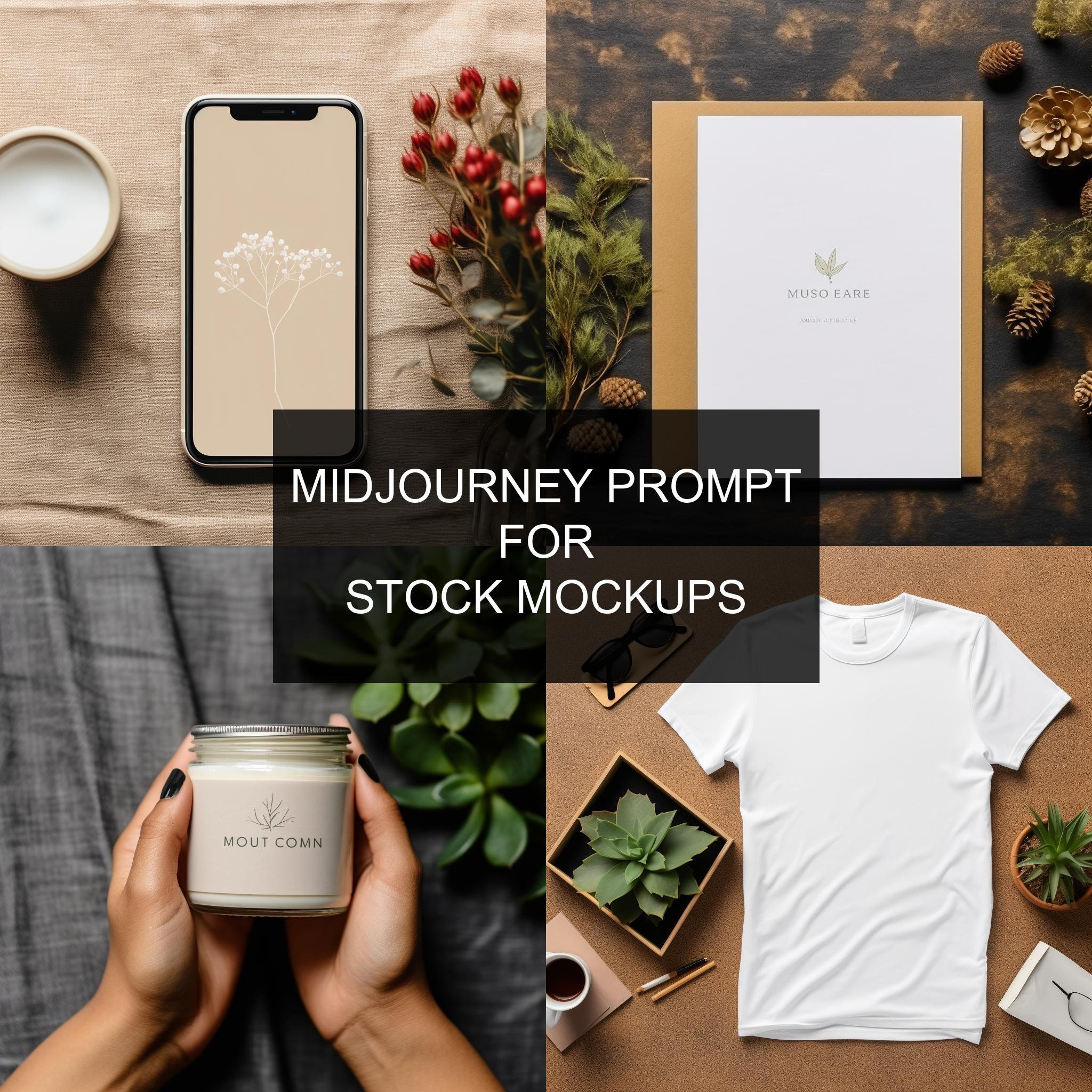 Midjourney Prompts for Stock Mockups, AI Midjourney Art, Midjourney ...