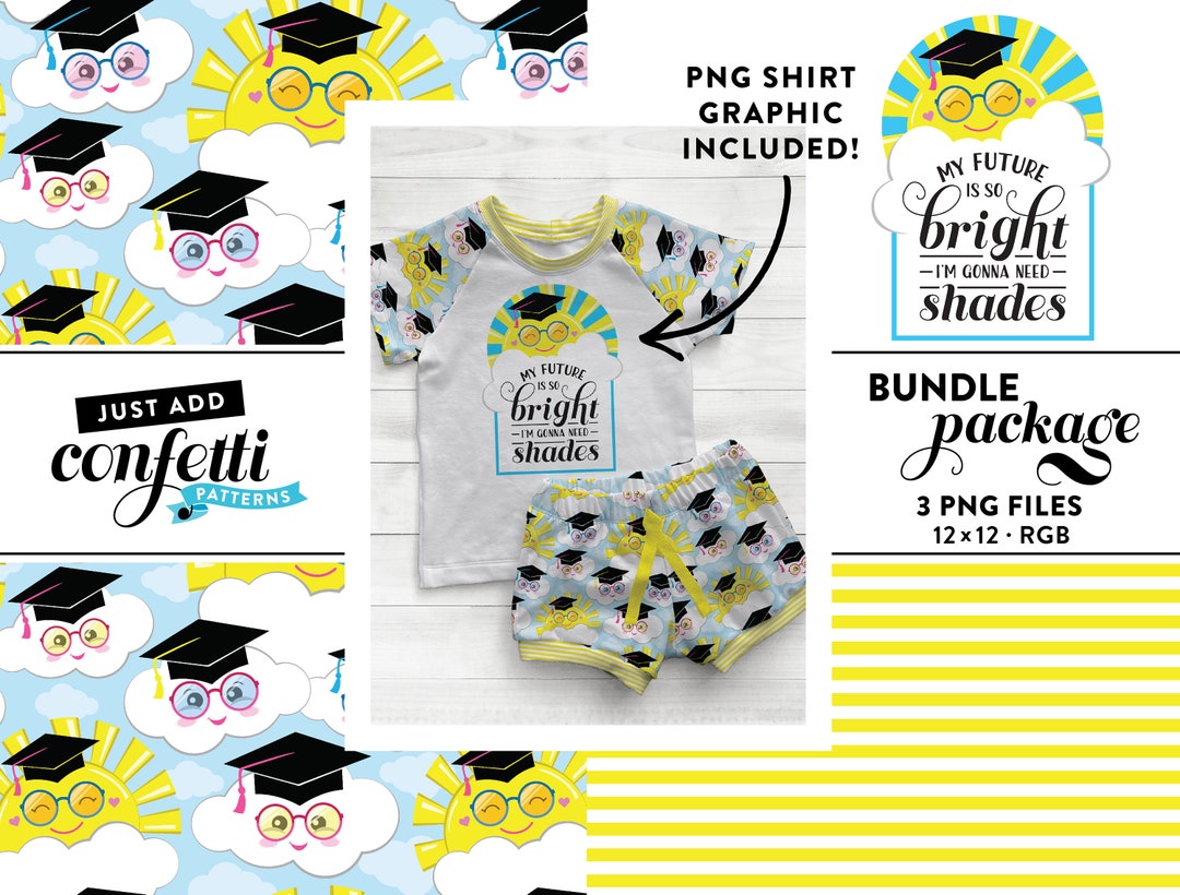 Future so Bright Graduation Seamless File BUNDLE, Graduation Seamless ...