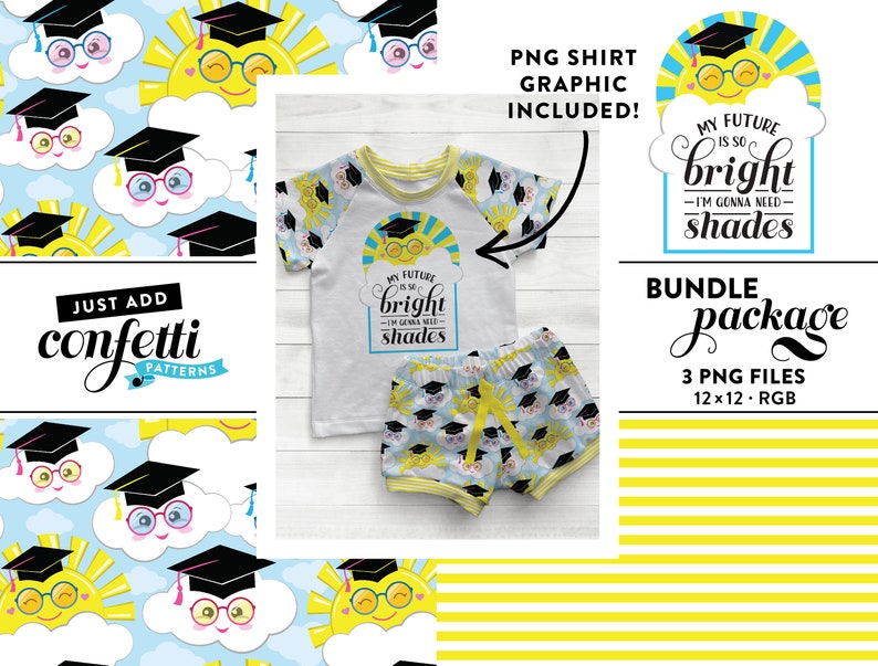 Future so Bright Graduation Seamless File BUNDLE, Graduation Seamless ...