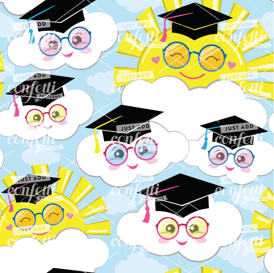 Future so Bright Graduation Seamless File, Graduation Seamless ...