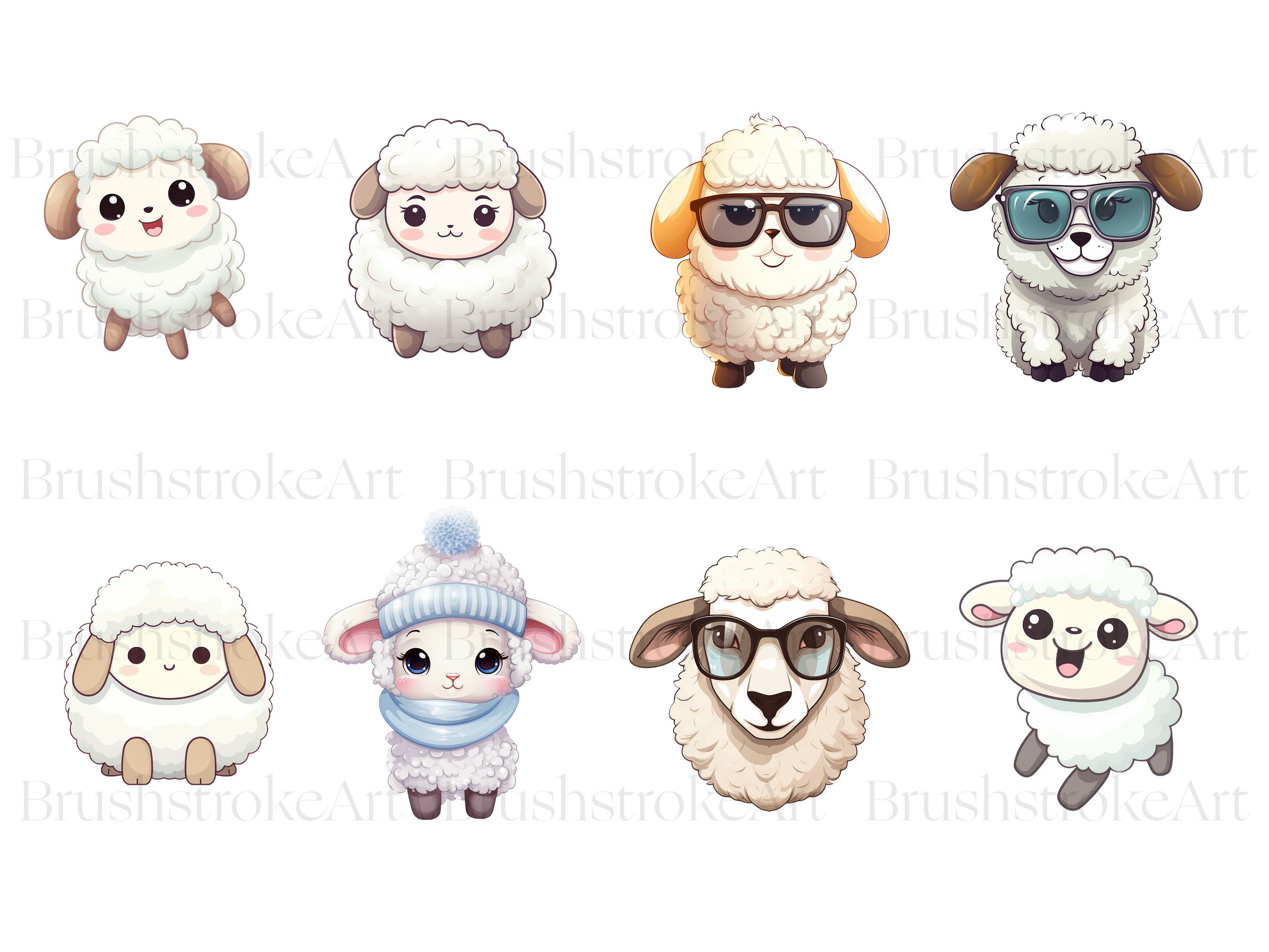Cute Sheep Clipart, Cartoon Sheep Nursery, Baby Sheep Clipart, Cute ...