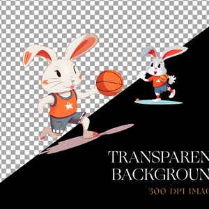 Watercolor Bunny Clipart, Rabbit, Cute Easter Bunny, Wall Art, Bunny ...