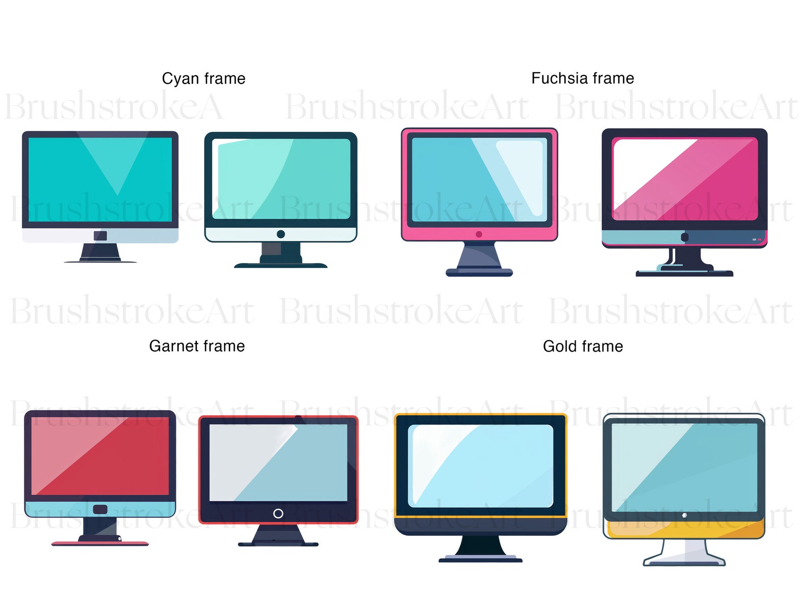 Computer Monitor Clipart, Computer Screen, Desktop Computer, Monitor ...
