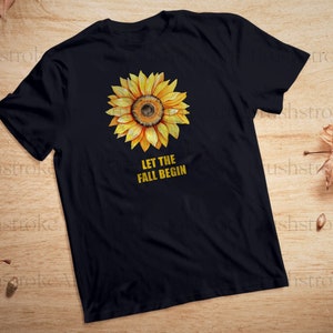 Watercolor Autumn Clipart| Fall Leaves| Autumn Shirt| Sunflower| Corn ...