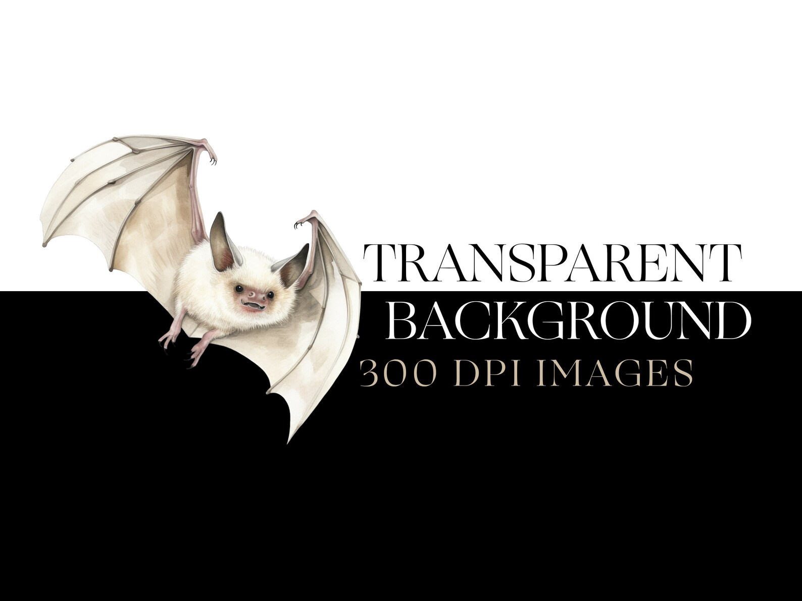 Watercolor Bat Clipart, Cute Bat PNG, Bat Illustrations, Cute Halloween ...