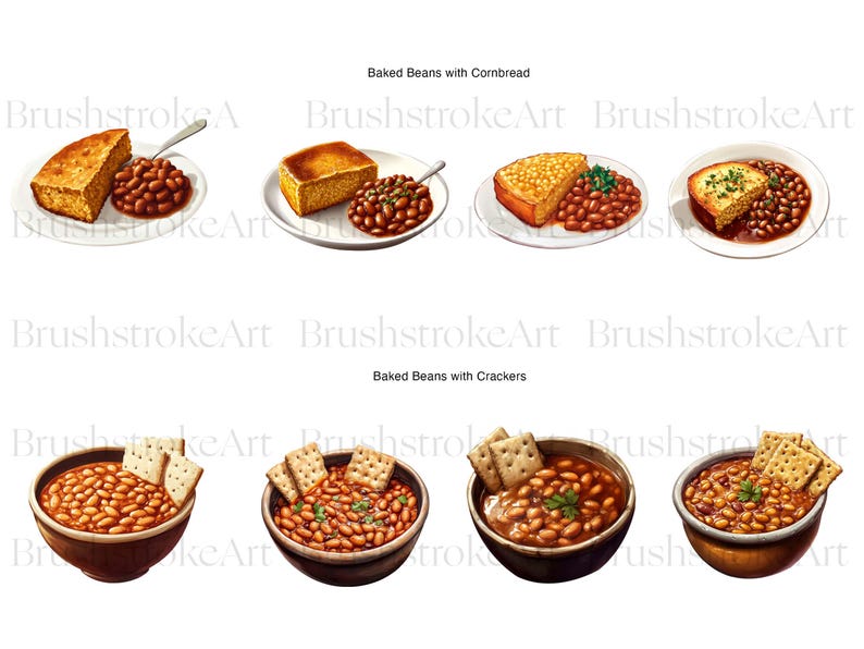 Baked Beans Clipart, Canned Beans PNG, BBQ Beans, Soul Food Clipart ...
