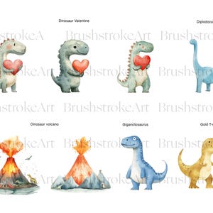 Cute Dinosaur Clipart, Stegosaurus, Triceratops Clipart, Dinosaur Party ...