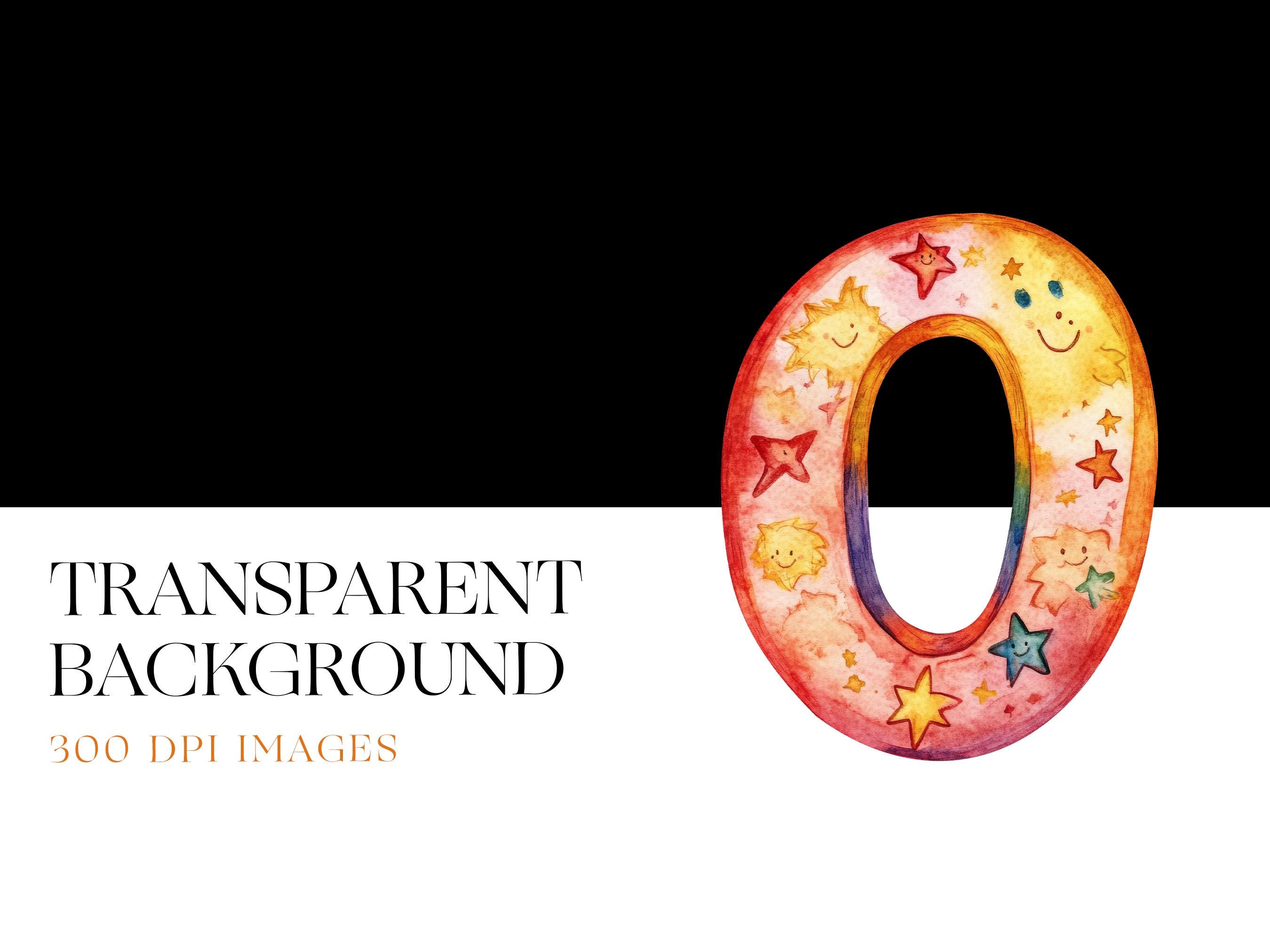 Watercolor Number Clipart, Colorful Numbers PNG, 1-10 Clipart ...