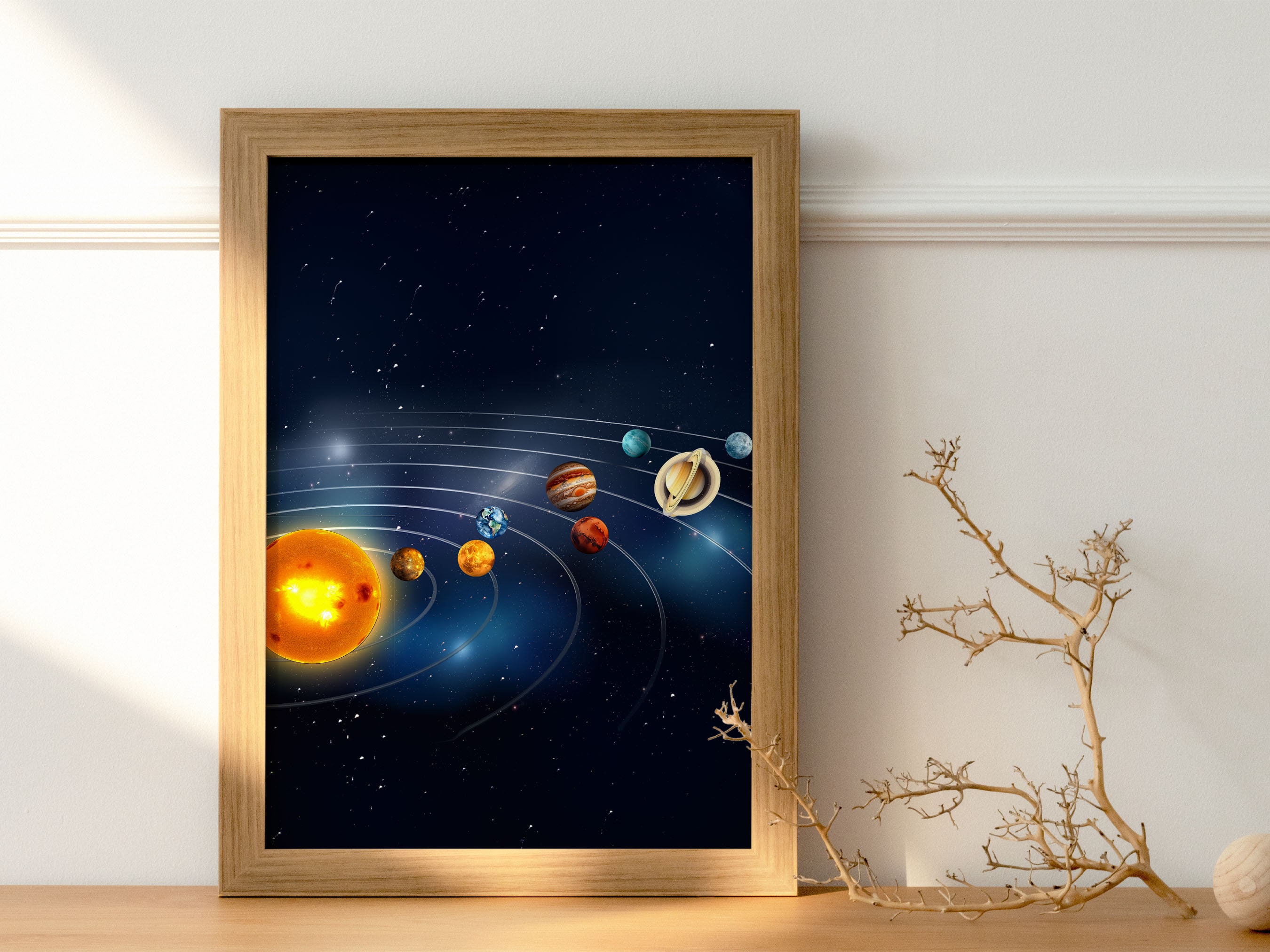 Stellar Planets Clipart Pack Watercolor Planet PNG Graphics for Crafts ...
