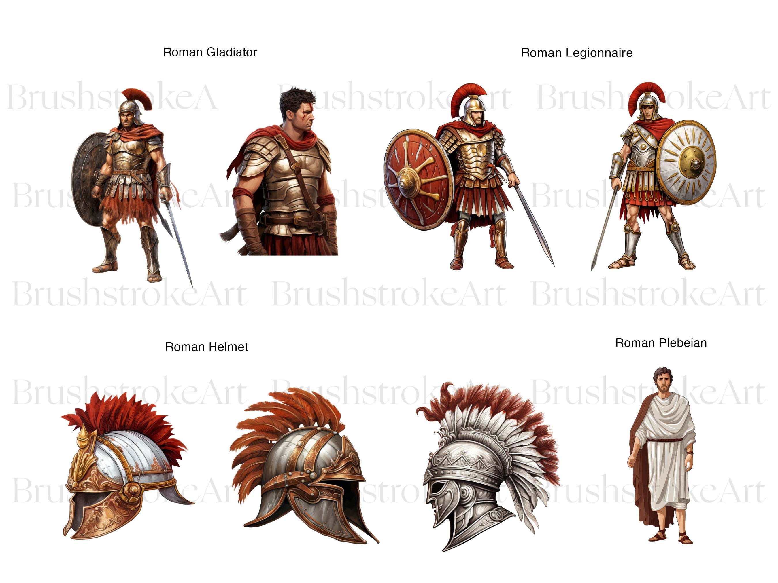 Ancient Rome Clipart, Roman Empire, Gladiator Clipart, Roman Warrior ...