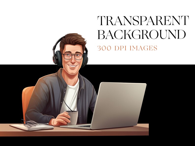 Businessman Clipart, Boss, Man Clipart, Business People, Handsome Man ...