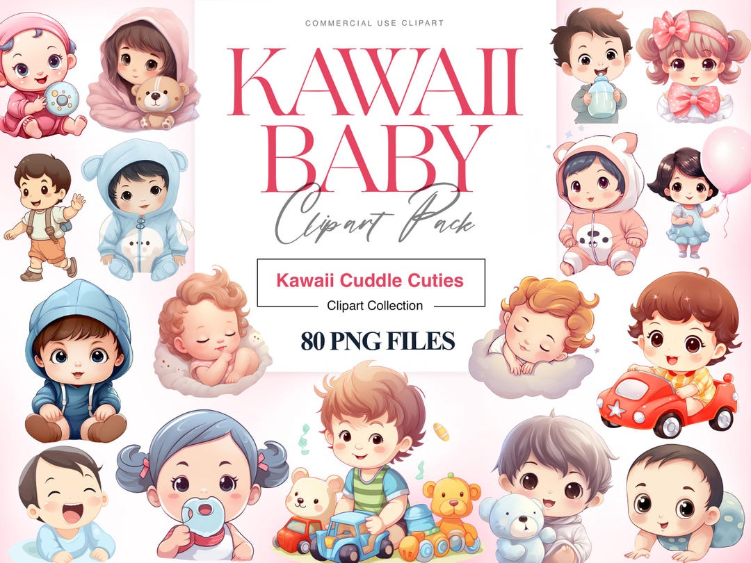 Kawaii Baby Clipart, Cute Babies, Funny, Baby Girl Clipart, Cartoon ...