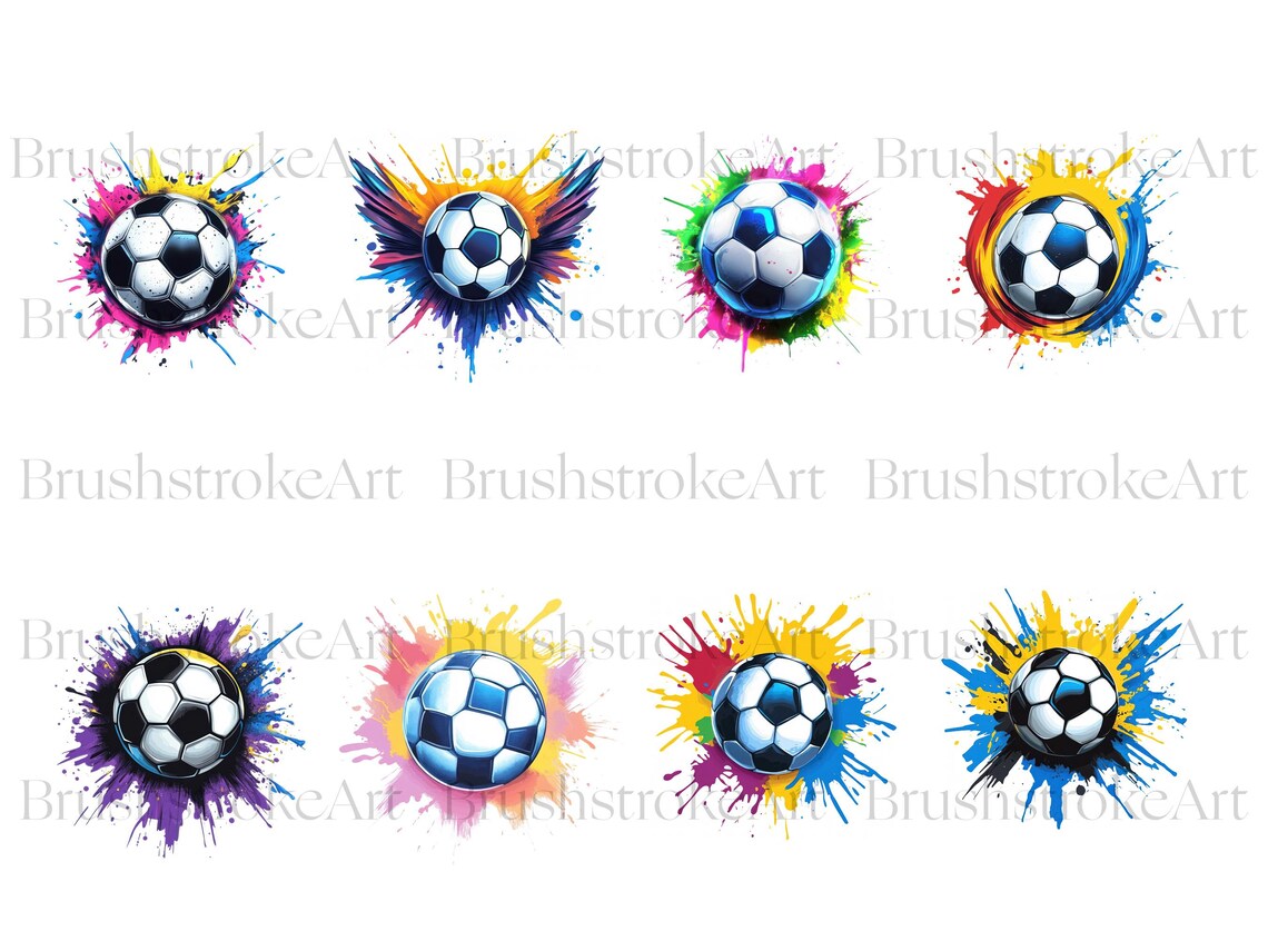 Soccer Ball Splash Clipart, Football, Boys Birthday, Soccer Ball PNG ...