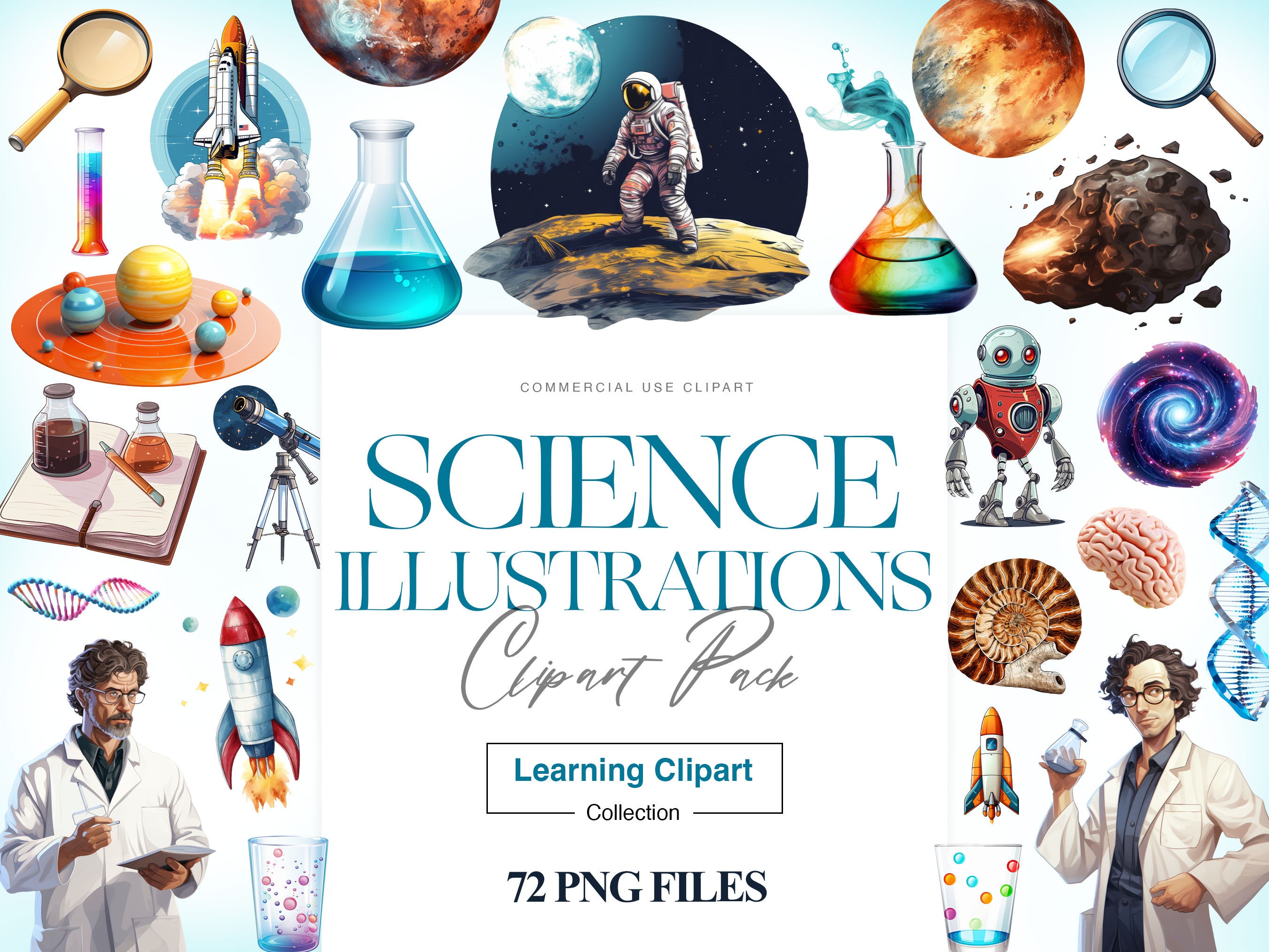 Science Clipart, Chemistry, Lab Clipart, Test Tubes, Science PNG ...