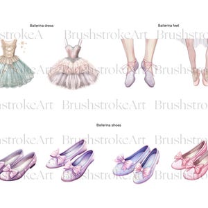 Watercolor Ballerina Clipart, Watercolor Ballet Clipart, Cute Ballerina ...
