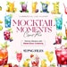 Mocktail Moments Clipart Pack: 92 Watercolor Digital PNG, High ...