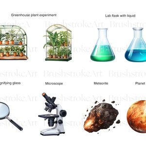 Science Clipart, Chemistry, Lab Clipart, Test Tubes, Science PNG ...