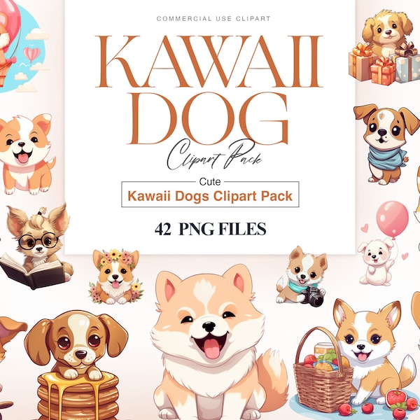 Cute Kawaii Puppy Stickers - Etsy
