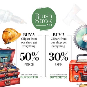 Watercolor Tools Clipart, Men PNG, Handyman, Mechanic Tools, Toolbox ...