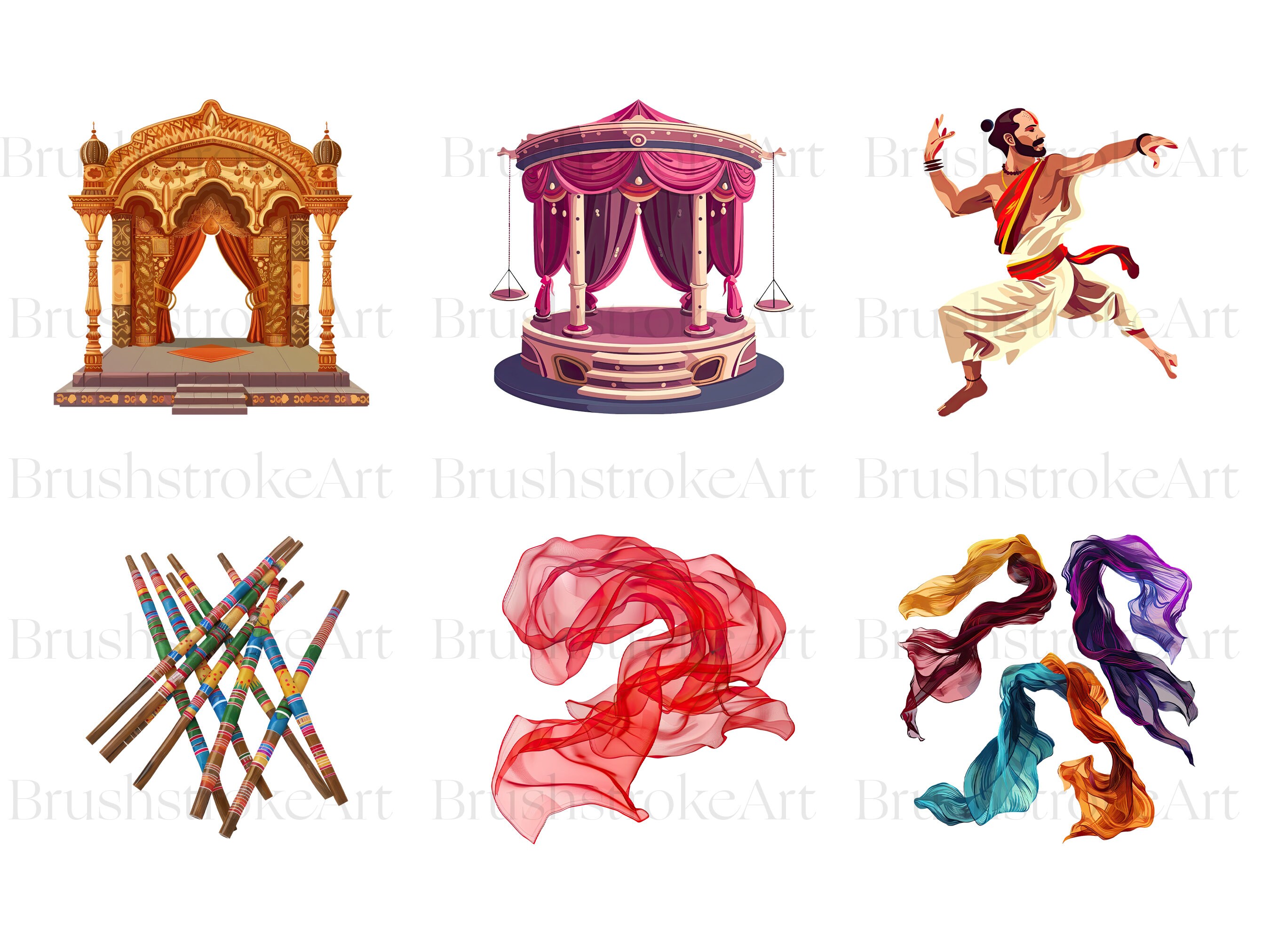 Dance Forms Clipart, Indian Dancers Cultural, Dance Costumes ...