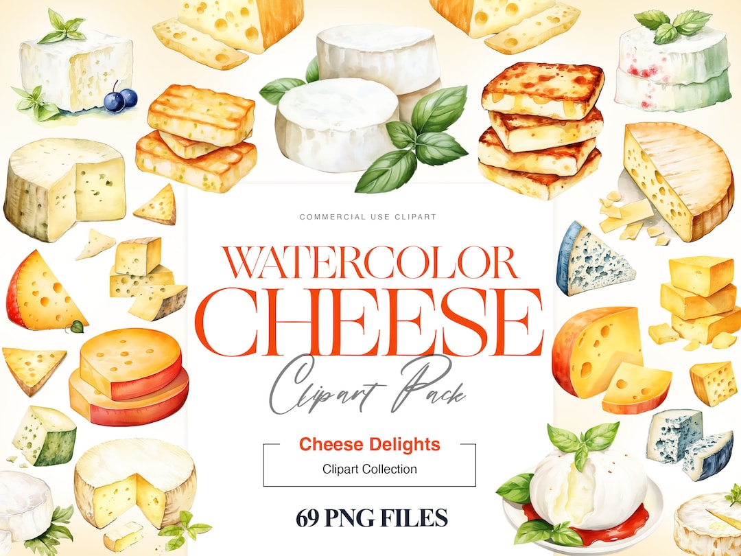 Cheese Clipart, Mozzarella, Cheese Illustration, Cheddar Cheese ...