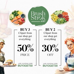 Watercolor Lunch Clipart, School Lunch Box, Healthy Food PNG, Junk Food ...