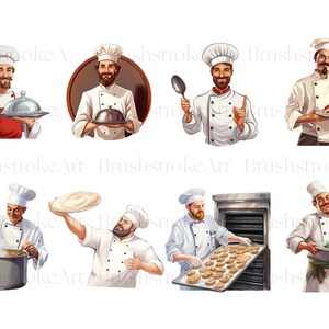 Cooking Illustration Clipart, Kitchen Utensil, Baking Clipart, Chef PNG ...