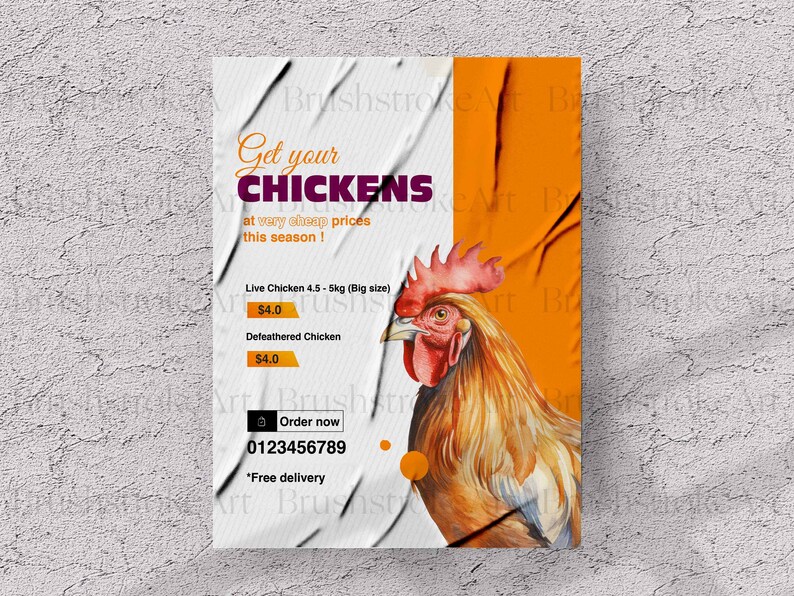 Watercolor Rooster Clipart, Chicken, Farm Bird, Colorful Rooster PNG ...