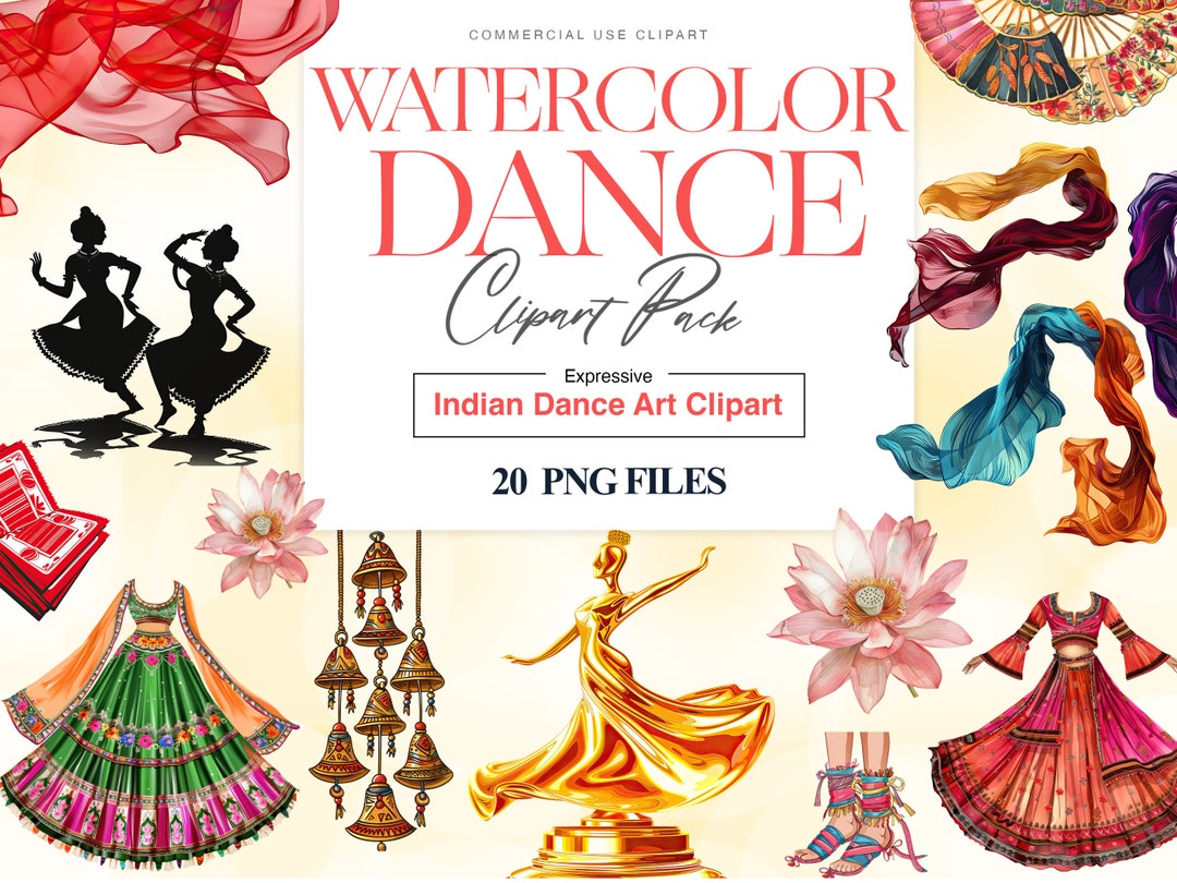 Dance Forms Clipart, Indian Dancers Cultural, Dance Costumes ...