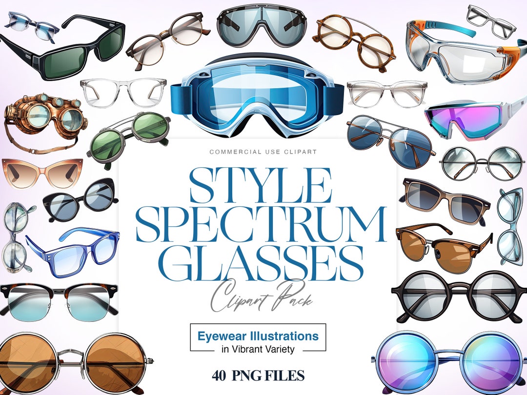 Watercolor Sunglasses Clipart, Heart Sunglasses, Hipster Glasses ...