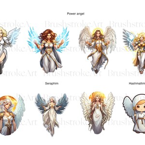 Angel Clipart, Seraphim, Cute Angel Illustrations, Archangel Clipart ...