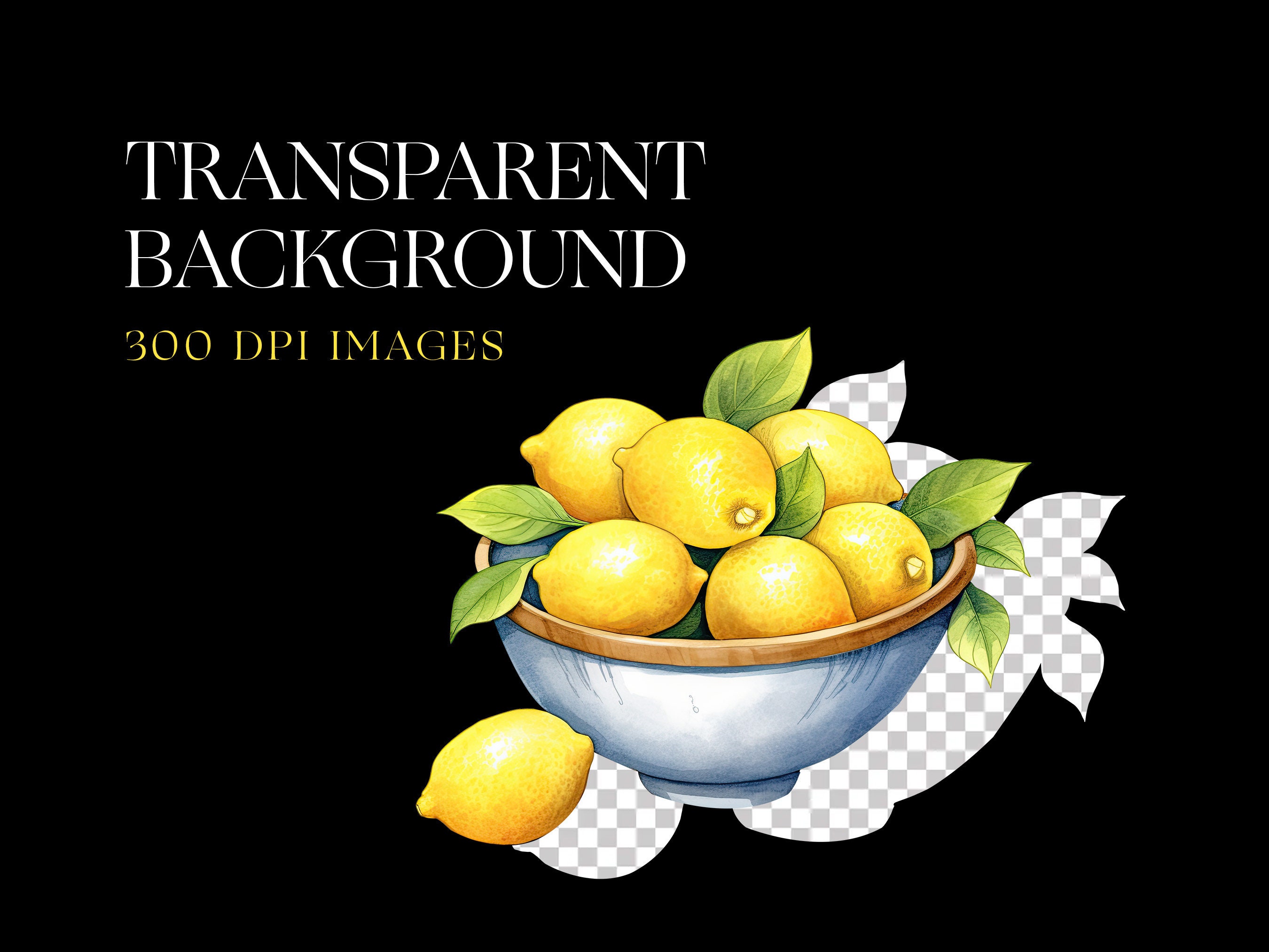 Watercolor Lemon Clipart, Lemonade, Citrus, Lime, Lemon Tree, Cake ...