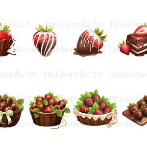 Chocolate Strawberry Clipart, Chocolate Covered Strawberries, Romance ...