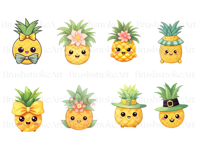 Cute Pineapple Clipart, Pineapple Fruit Tropical, Summer Pineapple PNG ...