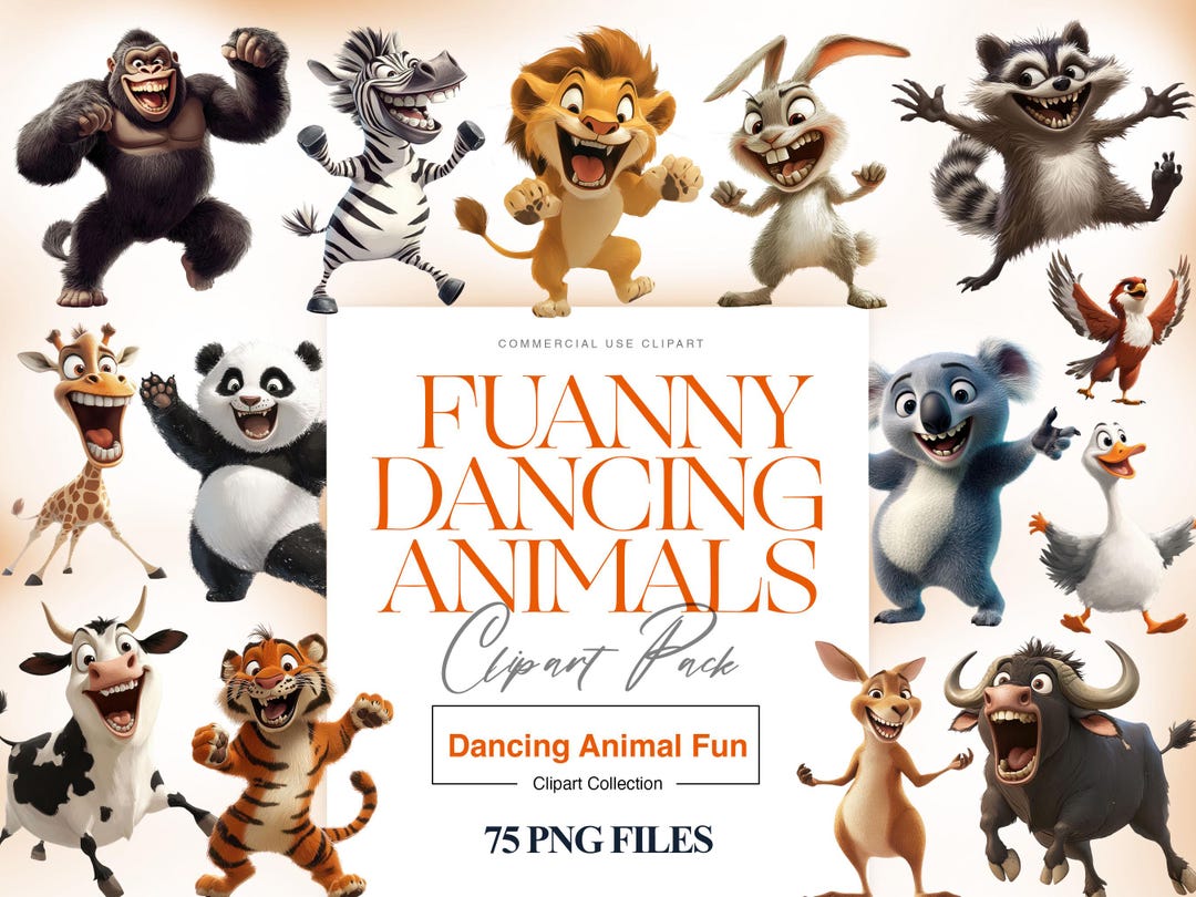 Dancing Animals Clipart, Disco, Hamster Dancing Clipart, Silly Animals ...